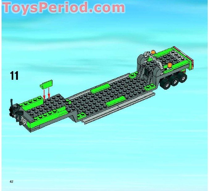 LEGO 7633 Construction Site Instructions and Parts List