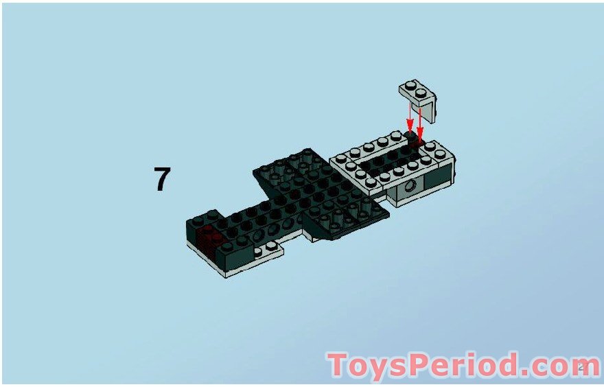 LEGO 7886 The Batcycle: Harley Quinn's Hammer Truck Instructions and ...