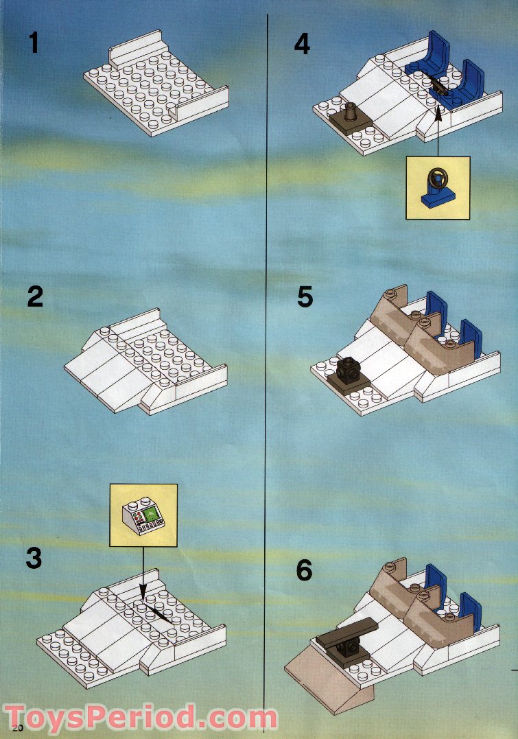 LEGO 7899 Police Boat Instructions and Parts List