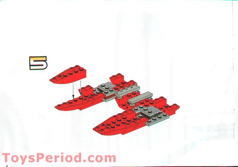 LEGO 7119 Twin-Pod Cloud Car Instructions and Parts List