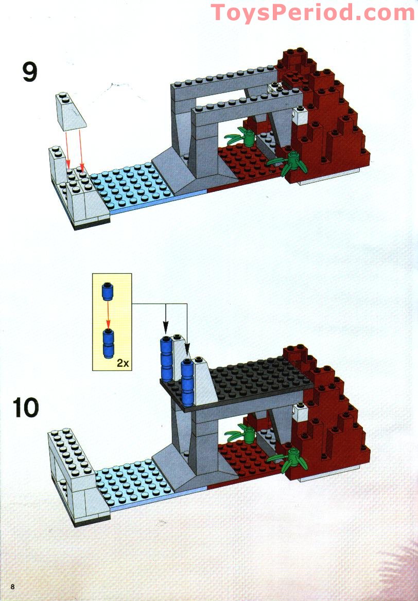 LEGO 8780 Citadel of Orlan Instructions and Parts List