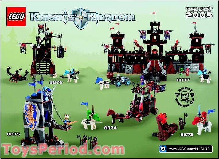 LEGO 8792 Sir Jayko Instructions and Parts List