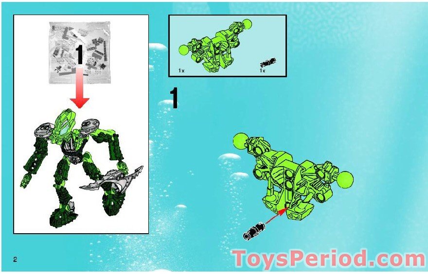 LEGO 8939 Lesovikk Instructions and Parts List