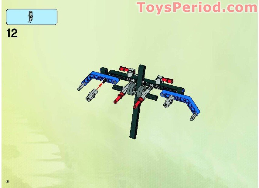 LEGO 8942-1 Jetrax T6 Instructions and Parts List