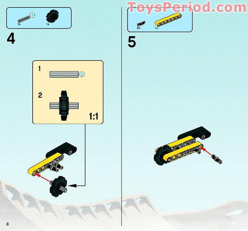 LEGO 8992 Cendox V1 Instructions and Parts List