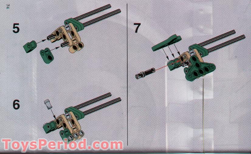 LEGO 8000 Pit Droid Instructions and Parts List
