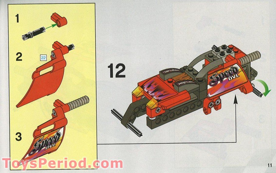 LEGO 8136 Fire Crusher Instructions and Parts List