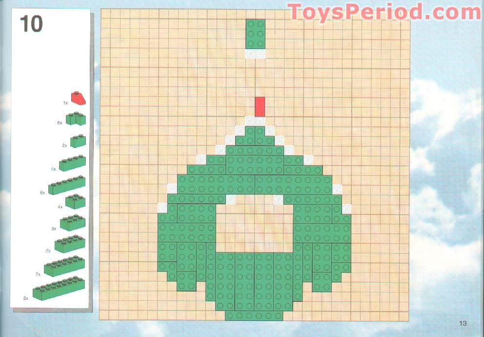 LEGO 3724 LEGO Dragon Instructions and Parts List