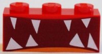 LEGO Sets with Part 3622pb059 Brick 1 x 3 with with Teeth Pattern ...