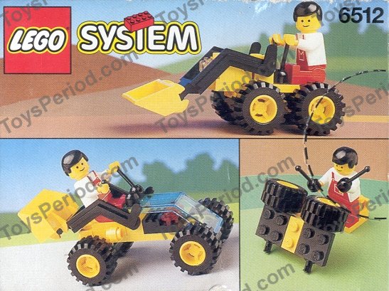LEGO 6512 Landscape Loader Instructions and Parts List