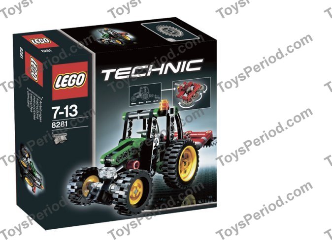 LEGO 8281 Mini Tractor Instructions and Parts List