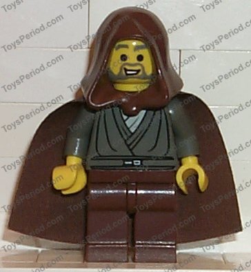 LEGO Sets with Minifigure sw057 Jedi Knight (Dark gray tunic, brown hood)