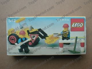 LEGO 542 Street Crew Instructions and Parts List