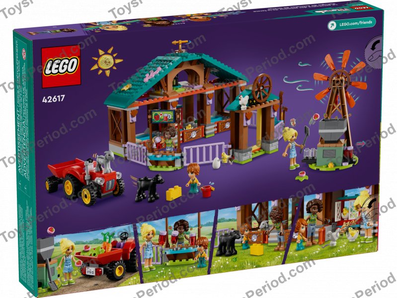 LEGO 42617 Farm Animal Sanctuary Set Parts List