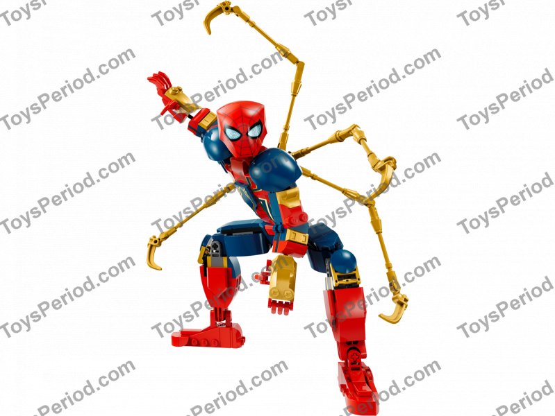 LEGO 76298 Iron Spider-Man Construction Figure Set Parts List