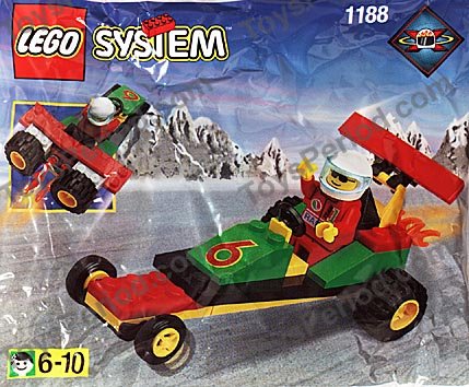 LEGO 1188 Fire Formula Instructions and Parts List
