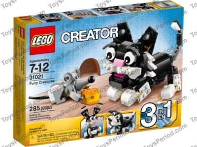 LEGO 31021 Furry Creatures Set Parts List