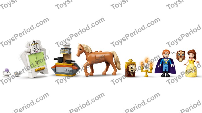 LEGO 43196 Belle and the Beast's Castle Set Parts List
