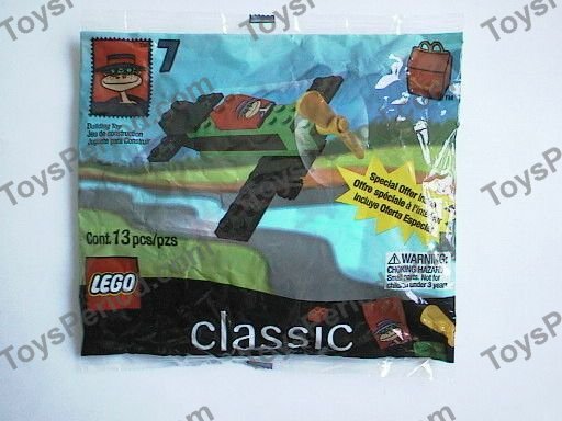 LEGO 1841 McDonald's Promotional Set Number 7, Airplane Instructions ...