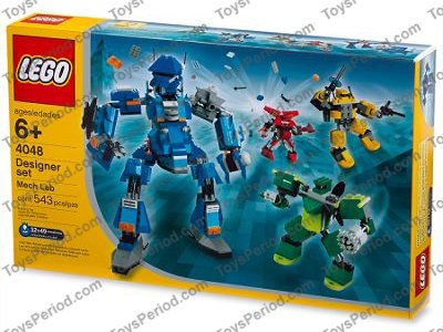 LEGO 4048 Mech Lab (Kohl's Exclusive) Set Parts List