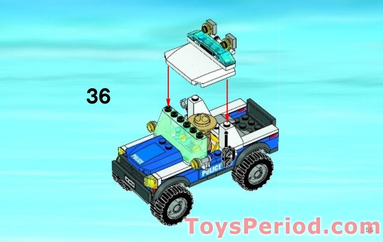 LEGO 4438 Robber's Hideout Instructions and Parts List