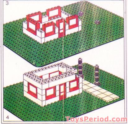 LEGO 346-2 House with Car Instructions and Parts List