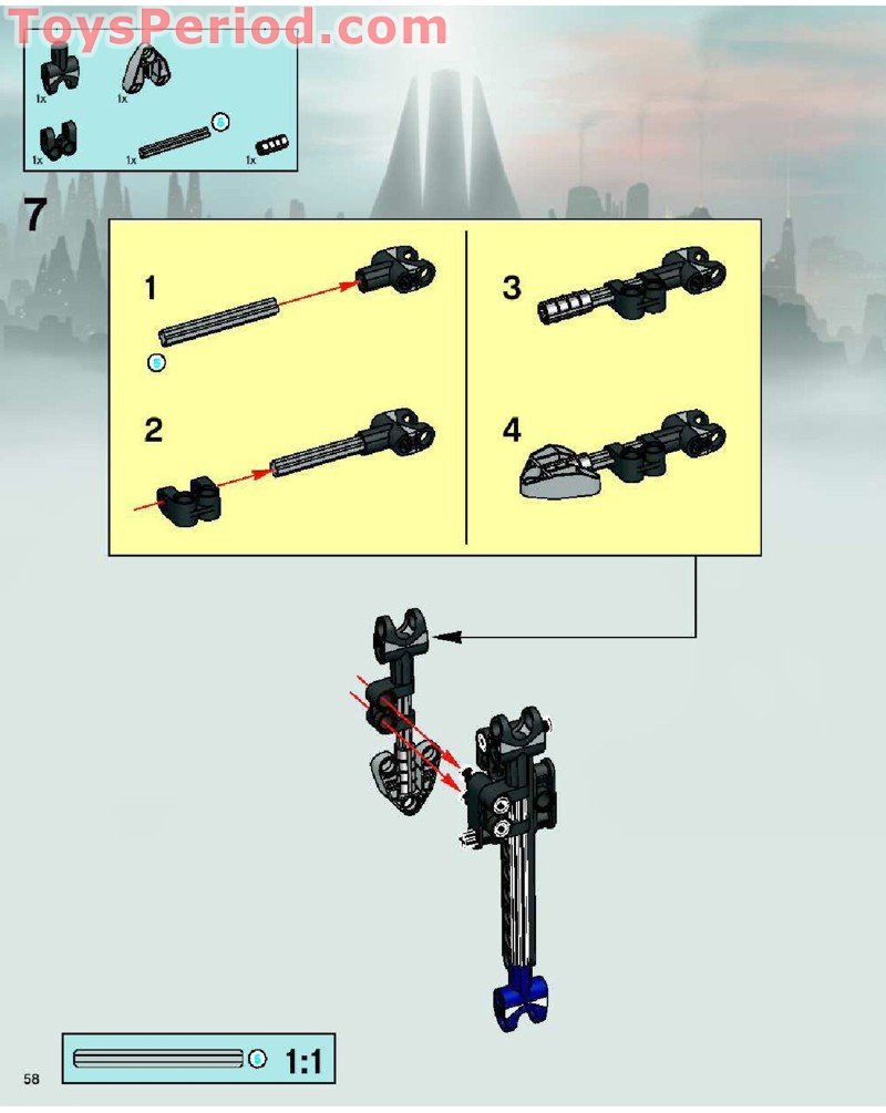 LEGO 10202-2 Ultimate Dume Instructions and Parts List