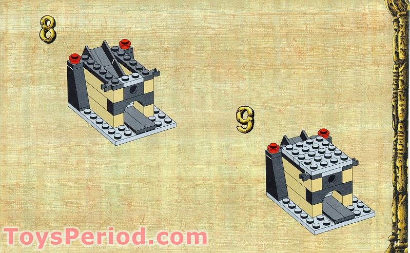LEGO 3722 Treasure Tomb - TRU Instructions and Parts List