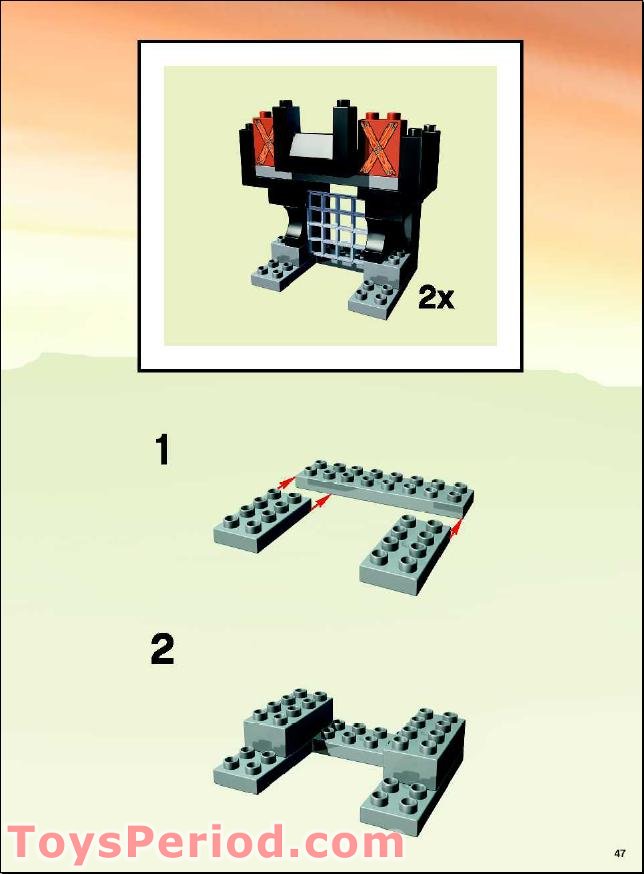 LEGO 4785 Black Castle Instructions and Parts List