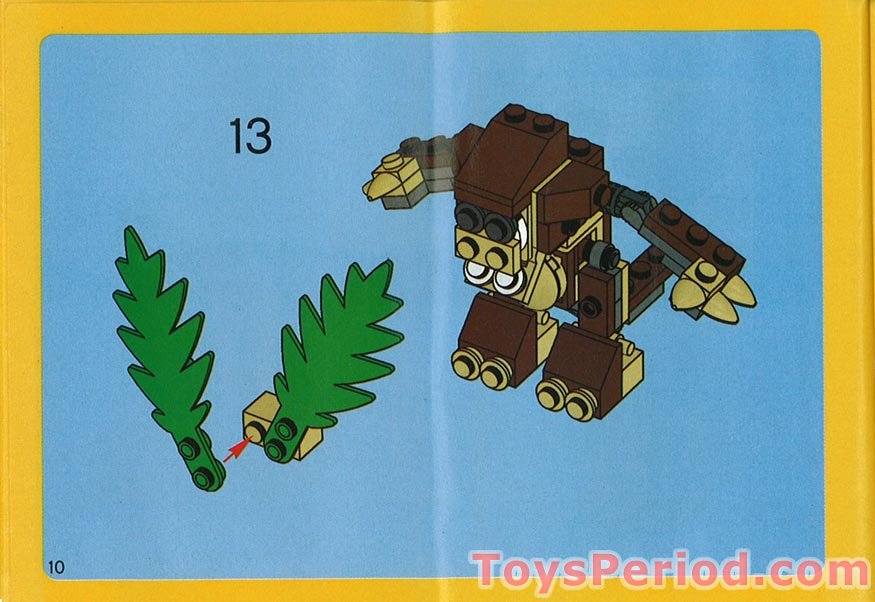 LEGO 4916 Mini Animals Instructions and Parts List