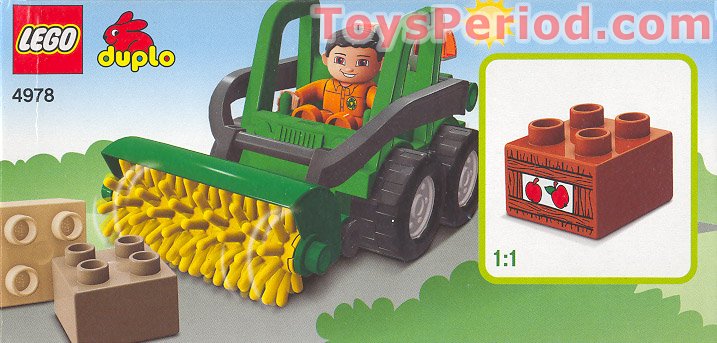 LEGO 4978 Road Sweeper Instructions and Parts List