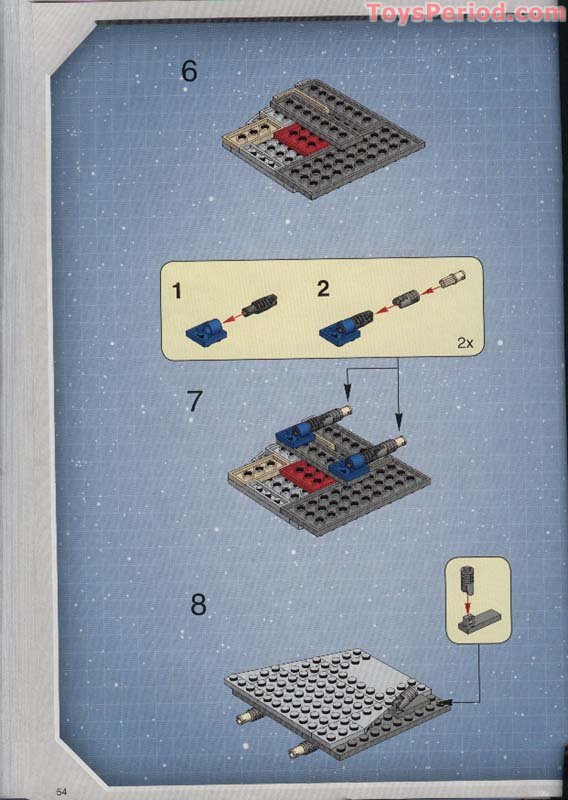 LEGO 4483-2 AT-AT, Blue Box Instructions and Parts List