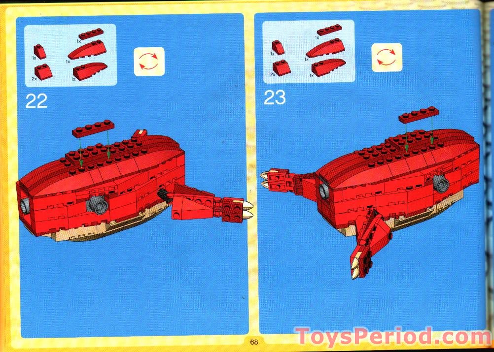 LEGO 4507 Prehistoric Creatures Instructions and Parts List