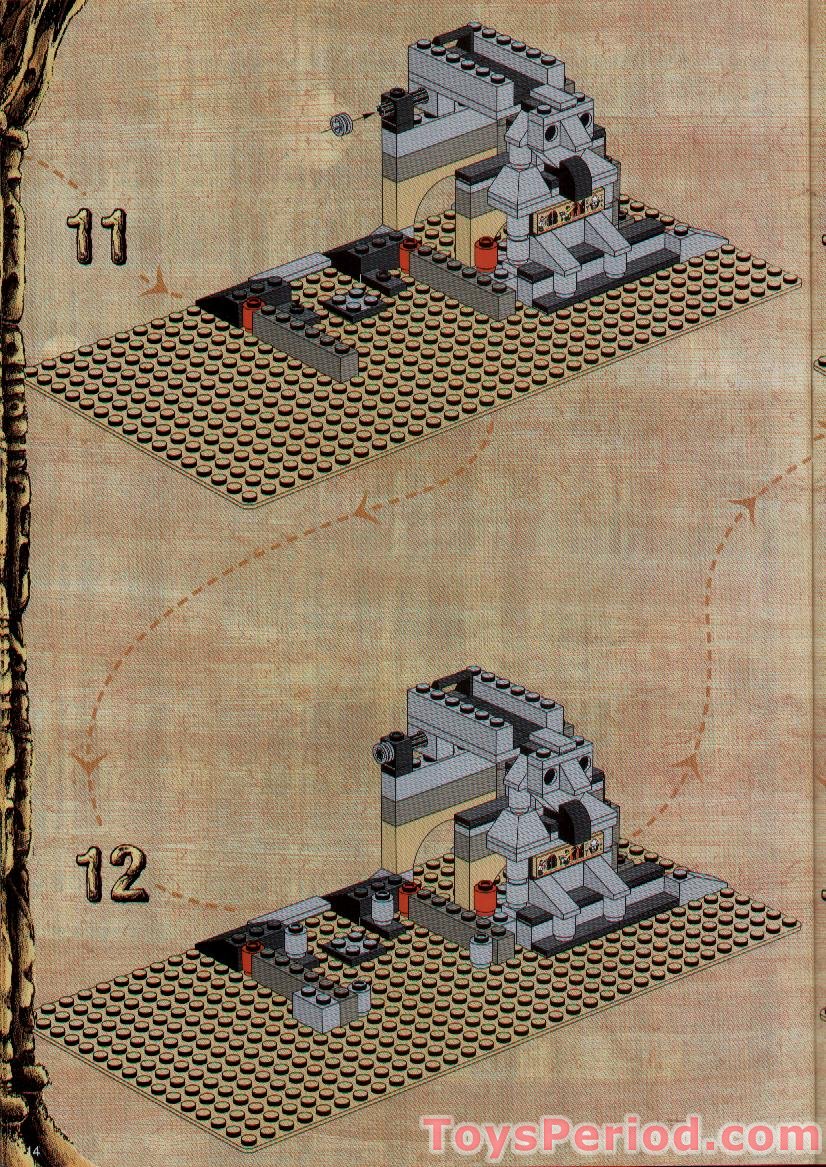 LEGO 5958 Mummy's Tomb Instructions and Parts List