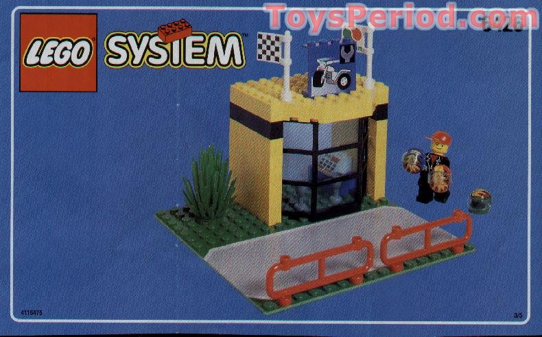 LEGO 6426 Super Cycle Center Instructions and Parts List
