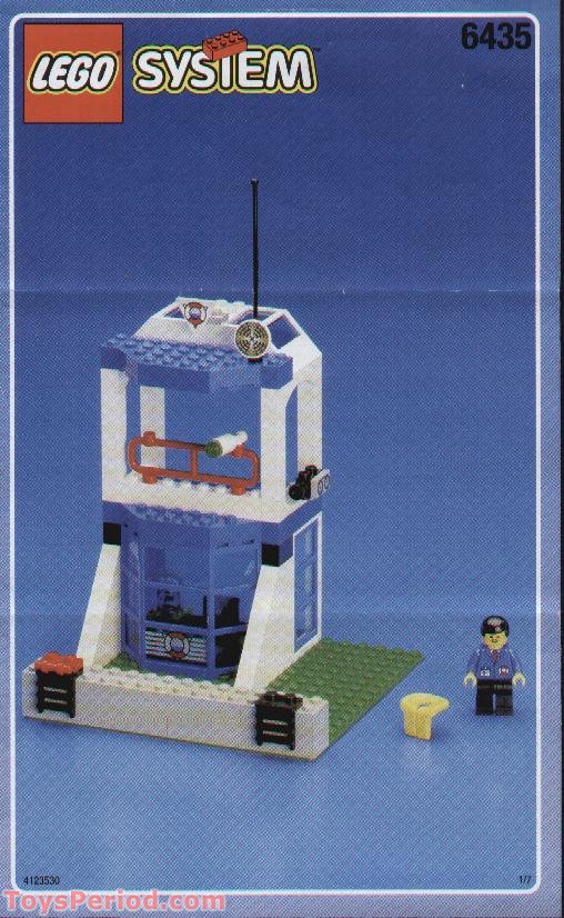 LEGO 6435 Coast Guard Hq Instructions and Parts List
