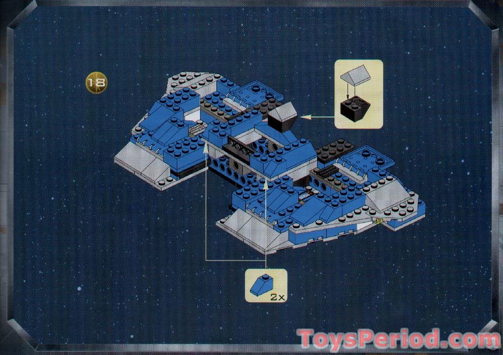 LEGO 7161 Gungan Sub Instructions and Parts List