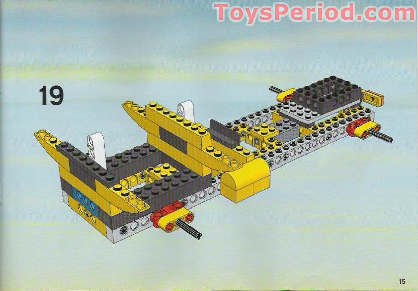 LEGO 7344 Dump Truck Instructions and Parts List