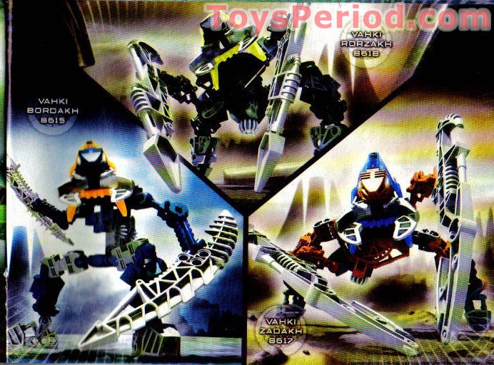 LEGO 8618-1 Vahki Rorzakh Instructions and Parts List