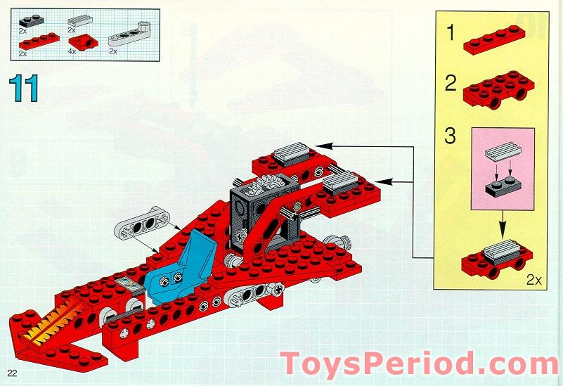 LEGO 8229 Tread Trekker Instructions and Parts List