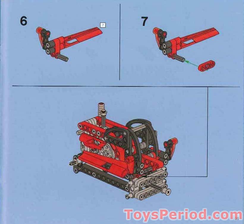 LEGO 8272 Snowmobile Set Parts Inventory and Instructions - LEGO ...