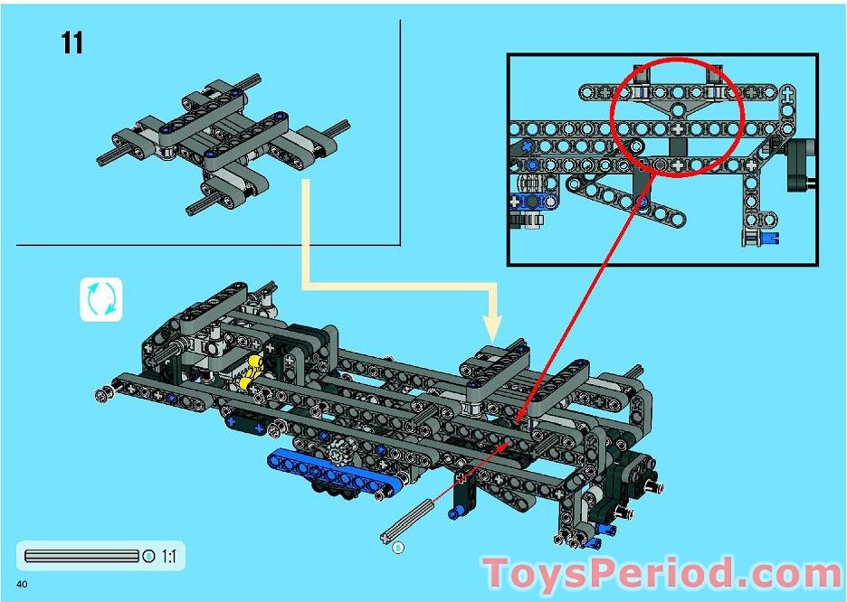 LEGO 8273 Off Road Truck Instructions and Parts List