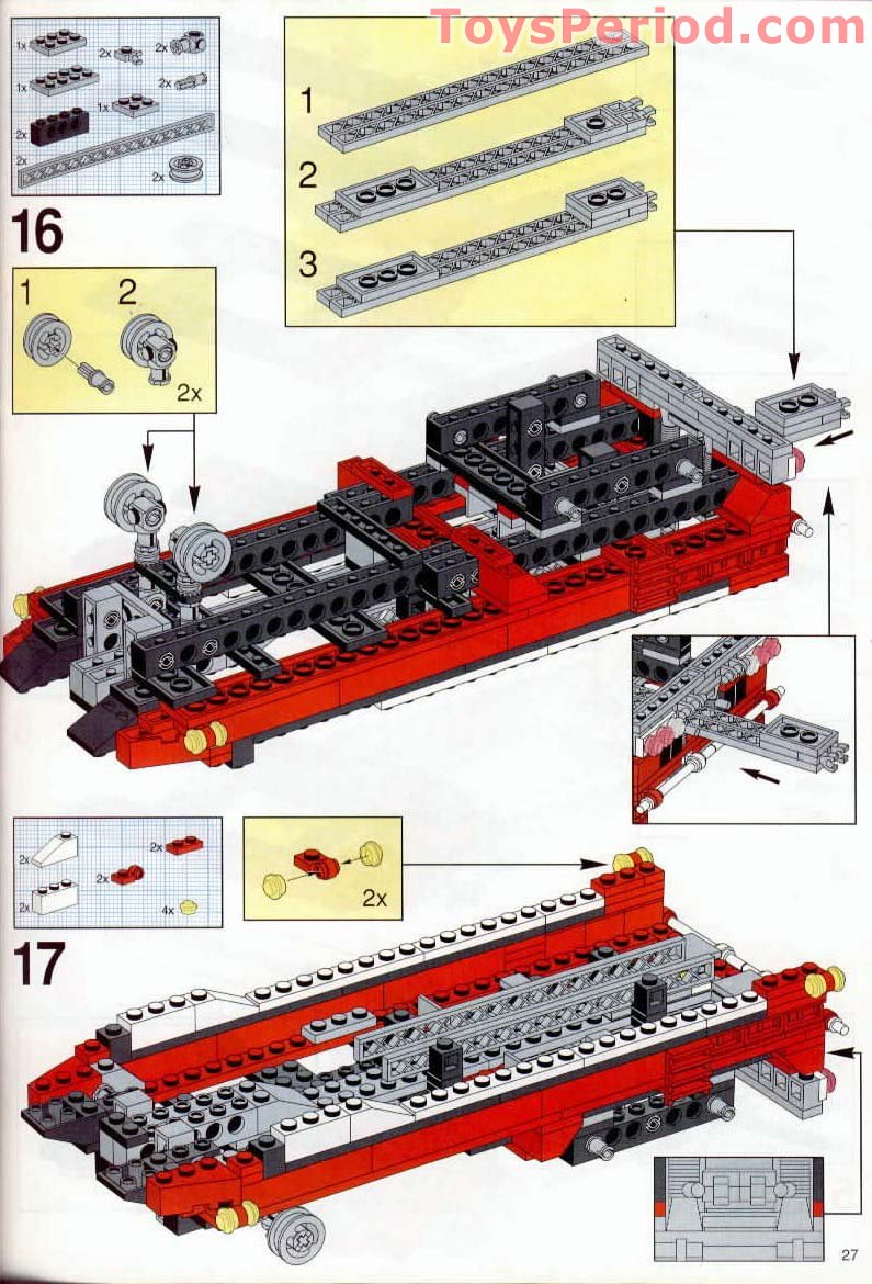 LEGO 5591 Mach II Red Bird Rig Instructions and Parts List