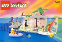 LEGO 6410 Cabana Beach Instructions and Parts List