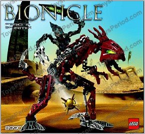 LEGO 8990 Fero and Skirmix Instructions and Parts List