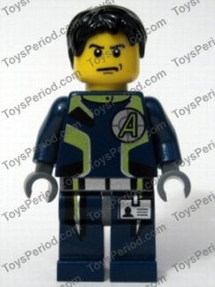 LEGO Sets with Minifigure agt001 Agent Chase - Dual-sided Head