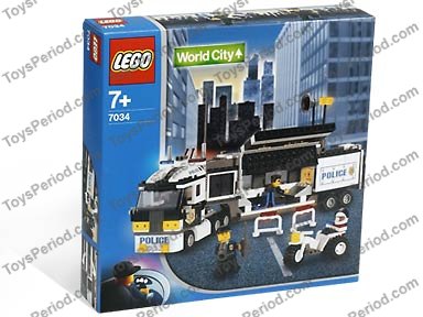 LEGO 7034 Surveillance Truck Instructions and Parts List