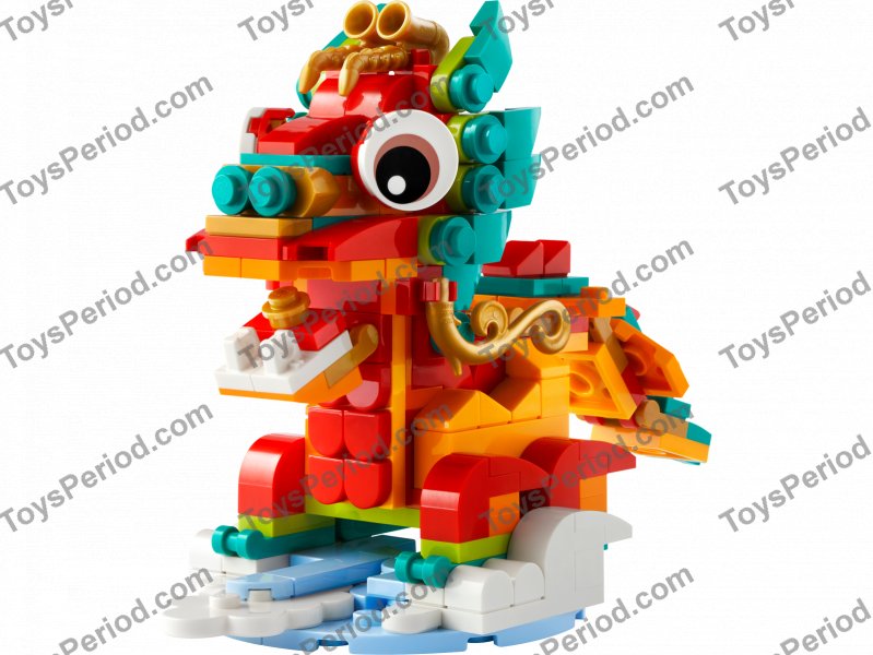LEGO 40611 Year of the Dragon Set Parts List