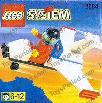 LEGO 2884 Microlight Instructions and Parts List
