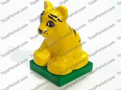 LEGO Sets with Part 2334c03pb03 Duplo Tiger Cub on Green Base